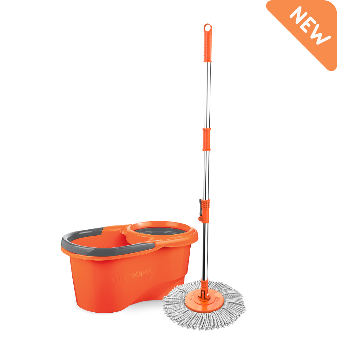 MACROMAX FOCUS SPIN MOP & BUCKET SET – Eco360Hygieneproducts