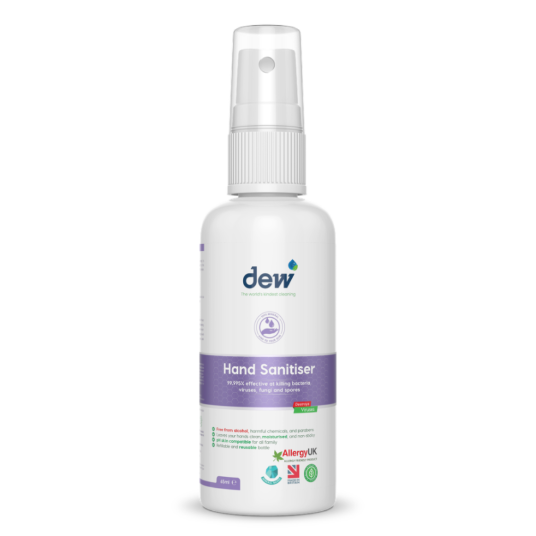 Dew Hand Cleansing Water – 100% Mineral & Alcohol Free 65ml ...