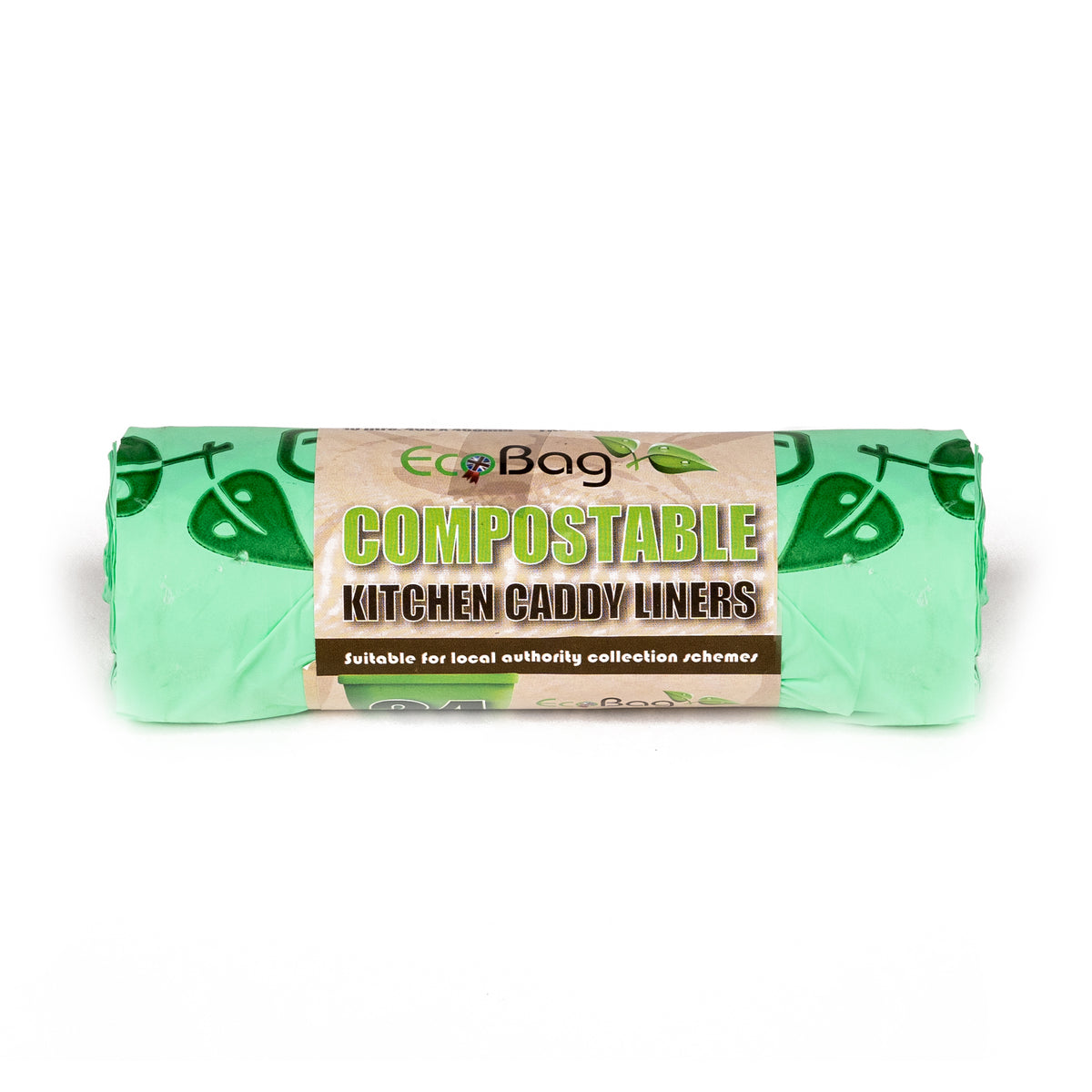 24 x 100% Compostable Eco Kitchen Caddy Liners – Eco360Hygieneproducts